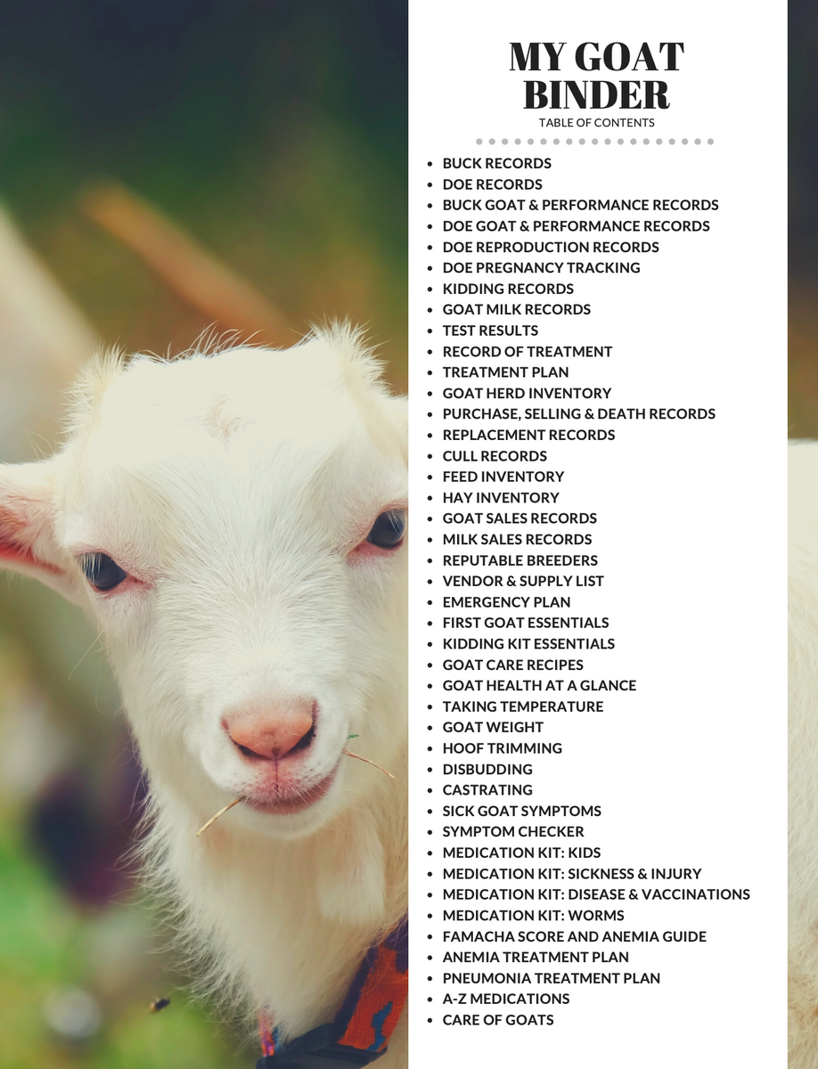 My Goat Binder – A Life of Heritage