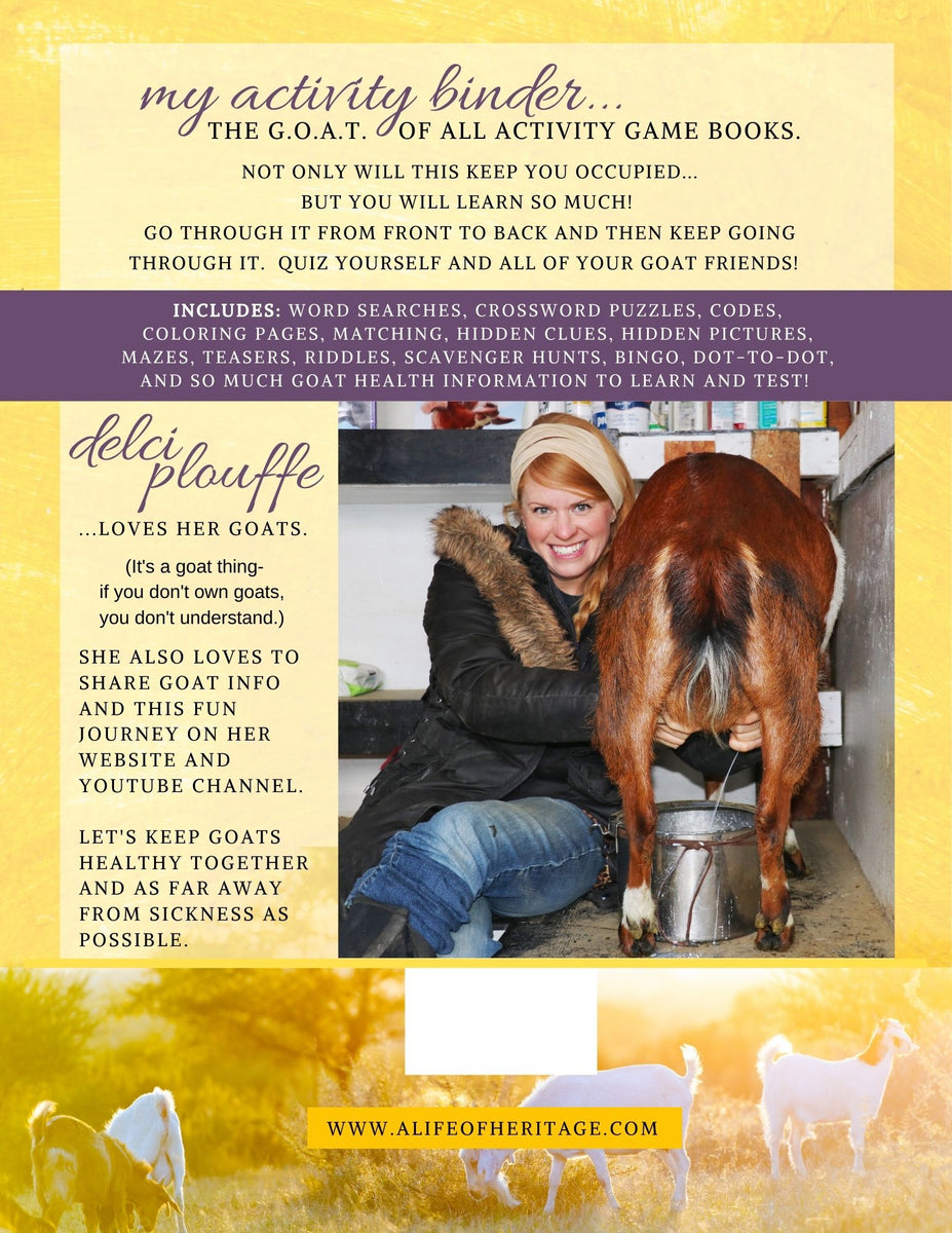 My Activity Binder: G.O.A.T. – A Life of Heritage